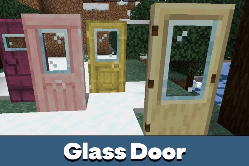 Download Glass Doors Texture Pack for Minecraft Bedrock Edition
