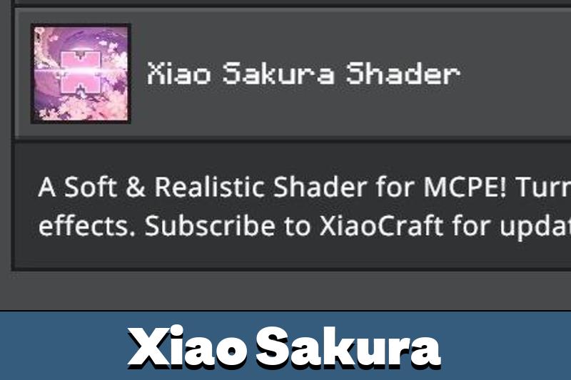 Download Xiao Sakura Shader for Minecraft PE