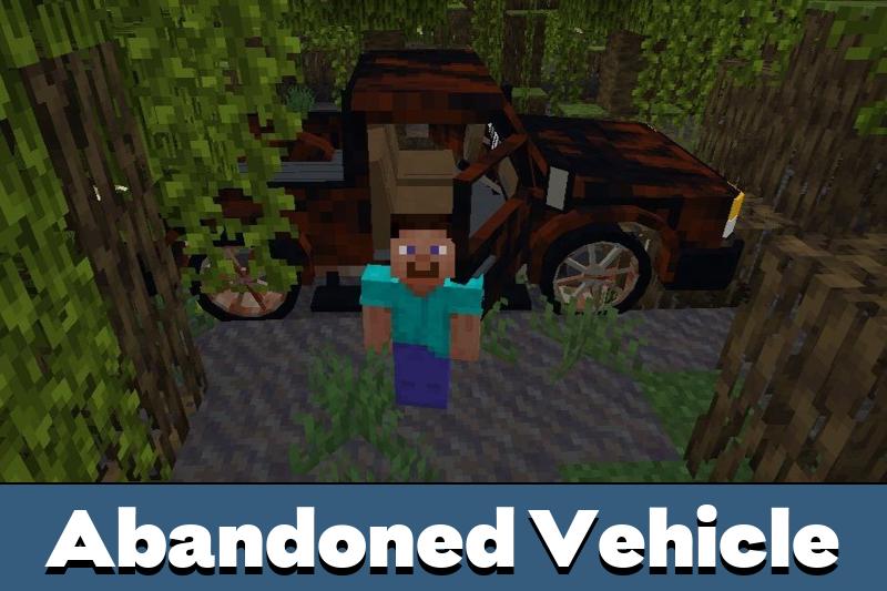 Download Abandoned Vehicles Mod for Minecraft Bedrock Edition