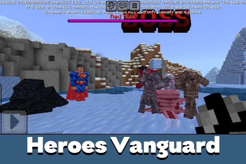 Download Heroes Vanguard Mod for Minecraft Bedrock Edition