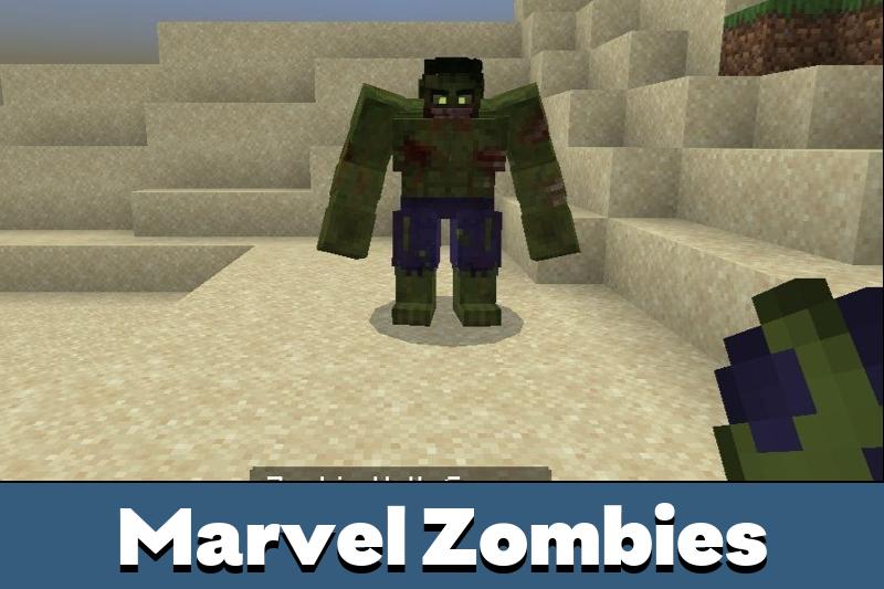 Download Marvel Zombies Mod for Minecraft Bedrock Edition
