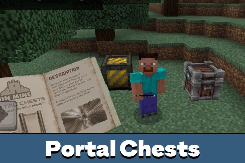 Download Portal Chests Mod for Minecraft Bedrock Edition