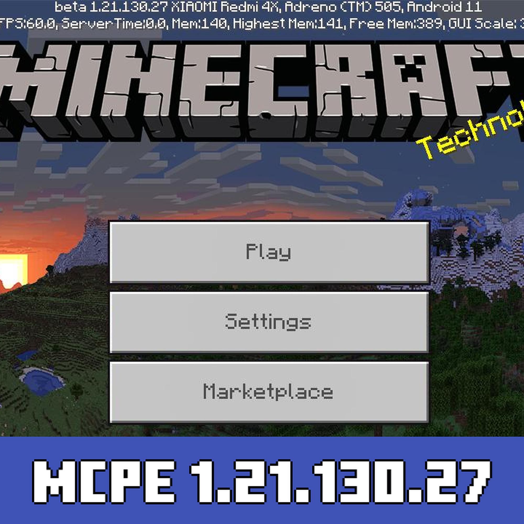 Download Minecraft PE 1.21.130.27 apk free: Beta Update