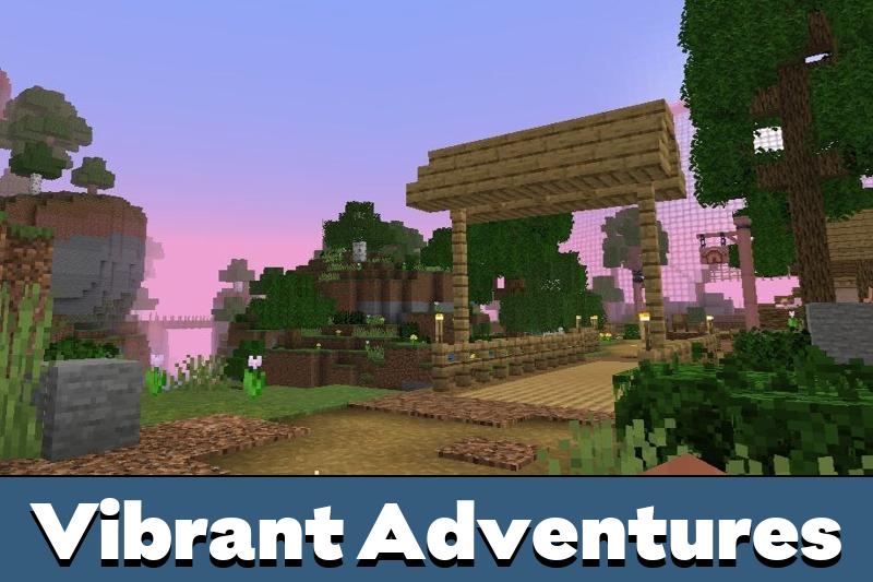 Download Vibrant Adventures Map for Minecraft Bedrock Edition