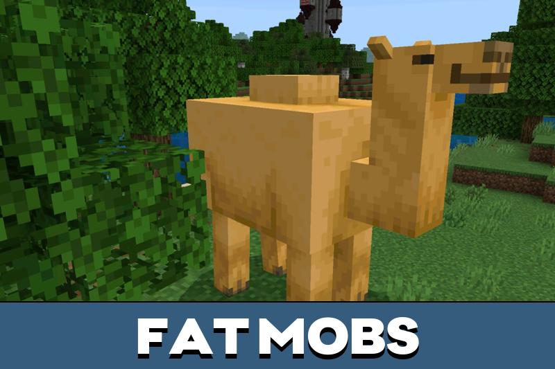 Download Fat & Thicc Mobs Mod for Minecraft Bedrock