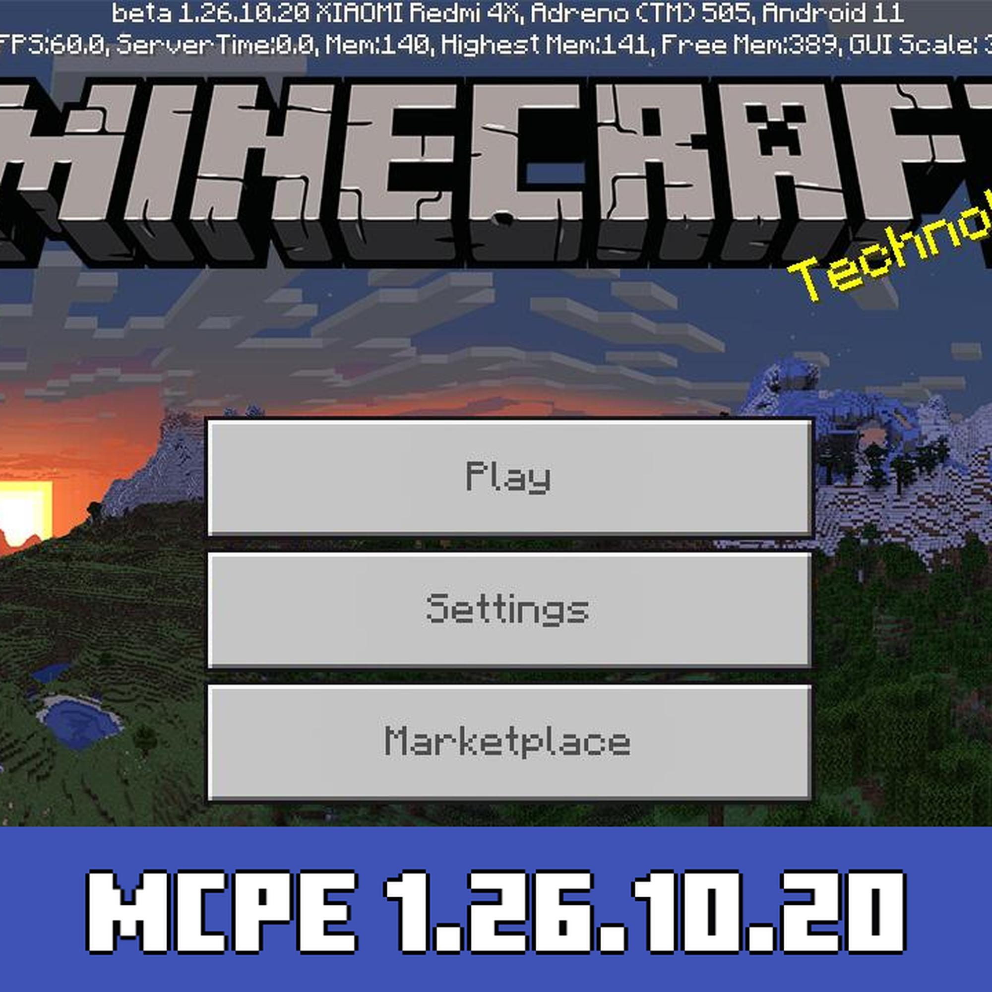 Download Minecraft 26.10.20 / 1.26.10.20 APK free (Android version)