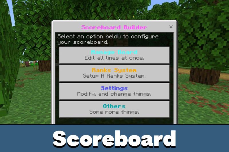 Download Scoreboard Mod for Minecraft PE